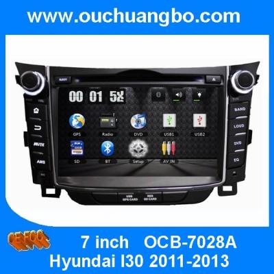 China Ouchuangbo Car GPS Navi DVD Stereo for Hyundai I30 2011-2013 Auto Radio USB iPod BT OCB-7028A for sale
