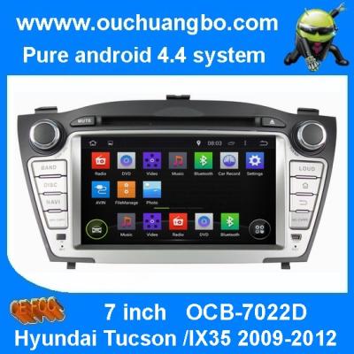 China Ouchuangbo gps navi DVD Player for Hyudai Tucson /IX35 2009-2012 Pure Android 4.4 3G Wifi for sale