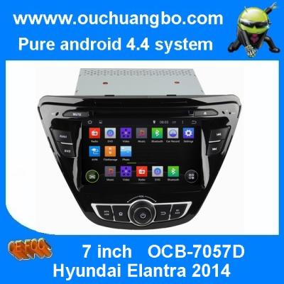 China Ouchuangbo Car GPS Navigation Stereo DVD Player Hyundai Elantra 2014 Android 4.4 3G Wifi Bluetooth Radio OCB-7057D for sale