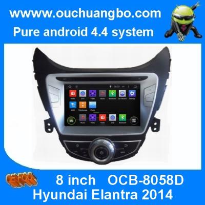China Ouchuangbo Car GPS Navigation DVD Multimedia Kit for Hyundai Elantra 2014 Android 4.4 3G Wifi Bluetooth iPod OCB-8058D for sale