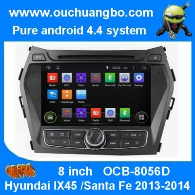 China Ouchuangbo Car GPS Navi DVD Stereo for Hyundai IX45 /Santa Fe 2013-2014 Android 4.4 Radio Bluetooth iPod OCB-8056D for sale