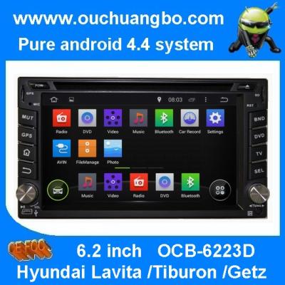 China Ouchuangbo Car Radio GPS 3G Wifi Bluetooth for Hyundai Lavita /Tiburon /Getz Android 4.4 for sale