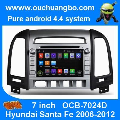 China Ouchuangbo Radio GPS Nav Stereo DVD for Hyundai Santa Fe 2006-2012 3G Wifi Android 4.4 OS for sale
