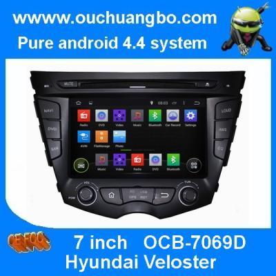 China Ouchuangbo Car Radio DVD Navi Stereo Multimedia Kit for Hyundai Veloster Pure Android 4.4 for sale