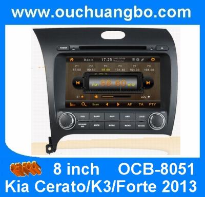 China car audio deals for Kia K3 with DVD bluetooth video auto stereo navigation OCB-8051 for sale