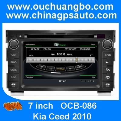 China Ouchuangbo S100 A8 Dual Core Car Radio for Kia Ceed 2010 with Audio Player GPS Navigation 1GB CPU for sale