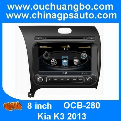 China Ouchuangbo S100 Platform Car Audio Video Player Kia K3 2013 with1G CPU FM RDS GPS 3G Wifi OCB-280 for sale