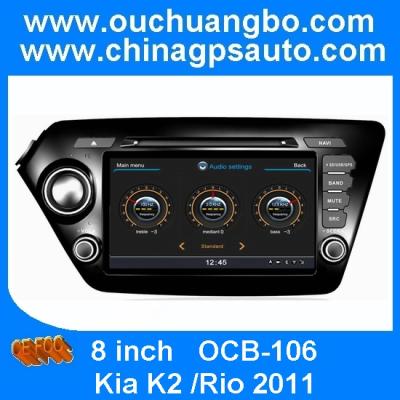China Ouchuangbo 1080P 3G Host HD Screen S100 for Kia K2 /Rio 2011 Auto Multimedia GPS Car Pc Radio Video Player OCB-106 for sale