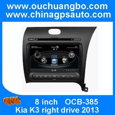 China Ouchuangbo Car Radio GPS Navigation Kia K3 right drive 2013 A8 Chipset 3G/wifi BT S100 Multimedia System OCB-385 for sale