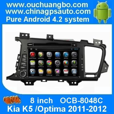 China Ouchuangbo Android 4.2 DVD Navi Multimedia for Kia K5 /Optima 2011-2012 GPS iPod Radio Player OCB-8048C for sale