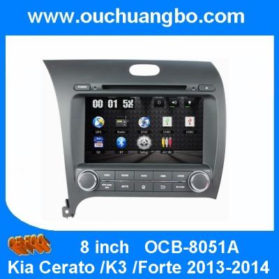 China Ouchuangbo Car Radio DVD for Kia Cerato /K3 /Forte 2013-2014 Stereo Audio GPS Navi USB iPod BT Digital OCB-8051A for sale