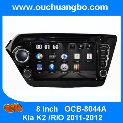 China Ouchuangbo Car GPS Sat Nav DVD Stereo for Kia K2 /RIO 2011-2012 iPod USB Video Player OCB-8044A for sale