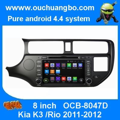 China Ouchuangbo Car Radio Head Unit Stereo DVD Player for Kia K3 /Rio 2011-2012 Android 4.4 GPS iPod USB OCB-8047D for sale