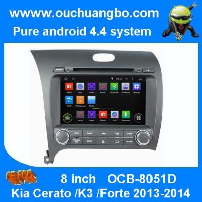 China Ouchuangbo Car Stereo System for Kia Cerato /K3 /Forte 2013-2014 Android 4.4 GPS Sat Nav Multimedia OCB-8051D for sale