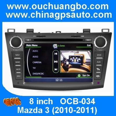 China Ouchuangbo S100 Auto Navi Multimedia for Mazda 3 (2010-2011) 1080P GPS navigation Bluetooth Radio TV for sale