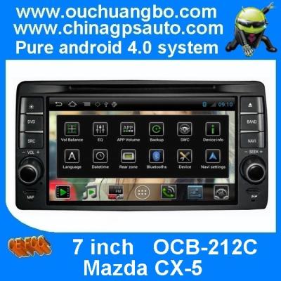 China Ouchuangbo Android 4.0 Car DVD GPS Navigation for Mazda CX-5 with S150 USB BT 3G Wifi Radio Player OCB-212 for sale