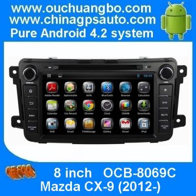 China Ouchuangbo Car GPS DVD Stereo for Mazda CX-9 (2012-) with  Android 4.2 3G Wifi Radio Player OCB-8069C for sale