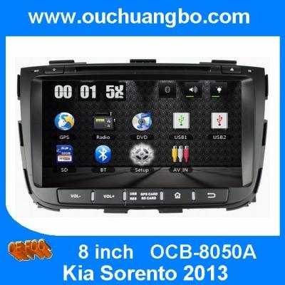 China Ouchuangbo 8"Touch Screen Auto DVD Player for Kia Sorento 2013 GPS Satnav iPod USB OCB-8050A for sale