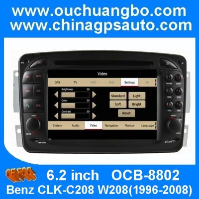 China Mercedes benz CLK-C208 W208 car dvd player with steering wheel control iPod RDS OCB-8802 for sale