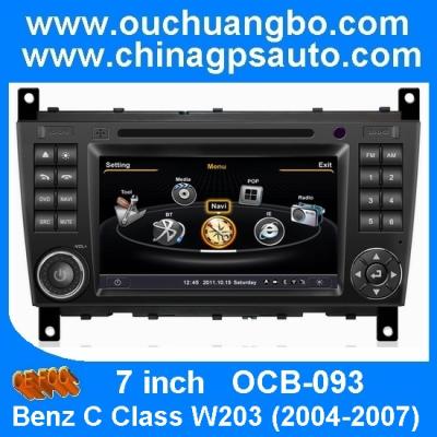 China Ouchuangbo S100 Auto Radio for Mercedes Benz C Class W203 2004-2007 GPS Navi USB 1G CPU Wifi/3G Host Video Player for sale