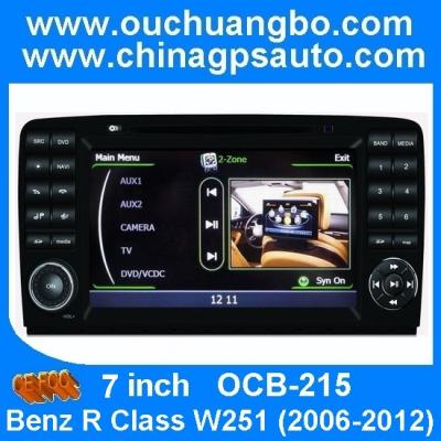 China Ouchuangbo 7"Car Multimedia for Mercedes Benz R Class W251 (2006-2012) GPS Radio BT A8 Chipset 3G Wifi S100 for sale