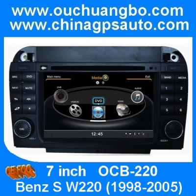 China Ouchuangbo S100 Platform In-dash Car Radio Mercedes Benz S W220 1998-2005 GPS Navigator USB SD TV MP3 1080P Phone for sale
