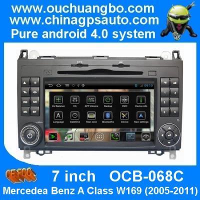 China Ouchuangbo Car Radio Bluetooth DVD Navi Android 4.0 for Mercedes Benz A Class W169 2005-2011 GPS S150 System OCB-068C for sale