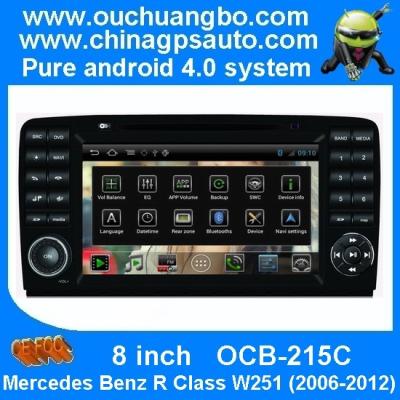 China Ouchuangbo Car GPS Bluetooth TV USB Radio Player S150 Android 4.0 for Mercedes Benz R Class W251 (2006-2012) OCB-215C for sale