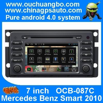 China Ouchuangbo Car GPS Navi 3G Wifi Bluetooth Radio for Mercedes Benz Smart 2010 S150 Android 4.0 System OCB-087C for sale