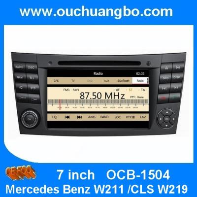 China Ouchuangbo Auto Radio DVD System for Mercedes Benz W211 /CLS W219 GPS Navigation iPod USB 3G Wifi BT  OCB-1504 for sale
