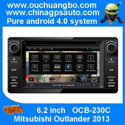 China Ouchuangbo audio dvd sat navi radio Mitsubishi Outlander 2013 pure android 4.0 S150 platfo for sale