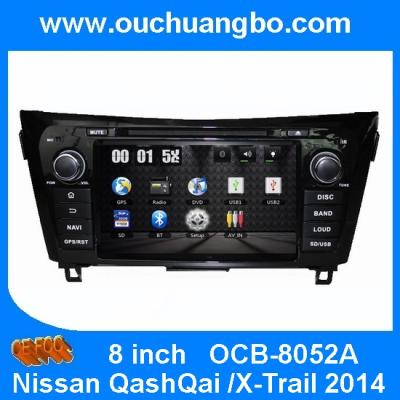 China Ouchuangbo Car Heaunit DVD System for Nissan QashQai /X-Trail 2014 GPS Navi iPod USB SWC AM/FM OCB-8052A for sale