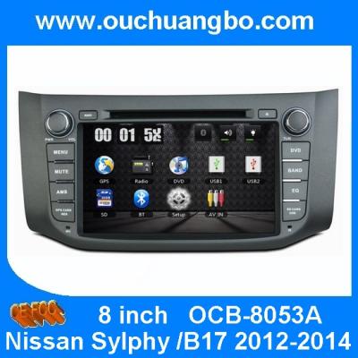 China Ouchuangbo In Dash Car PC GPS Radio DVD Stereo for Nissan Sylphy /B17 2012-2014 USB iPod TV OCB-8053A for sale