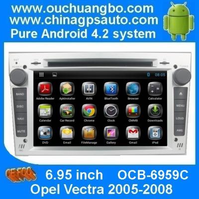 China Ouchuangbo Audio DVD Navigation for Opel Vectra 2005-2008 with GPS iPod USB Android 4.4 for sale