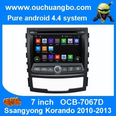 China Ouchuangbo Auto GPS Satnav DVD System for Ssangyong Korando 2010-2013 Android 4.4 Radio Pl for sale