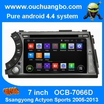 China Ouchuangbo Car GPS Stereo Media Ssangyong Actyon Sports 2005-2013 Android 4.4 brazil map for sale