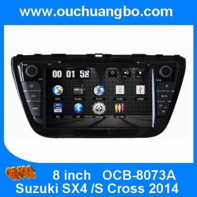 China Ouchuangbo Car DVD GPS Stereo Player Suzuki SX4 S Cross 2014 USB iPod HD Video RDS OCB-8073A for sale