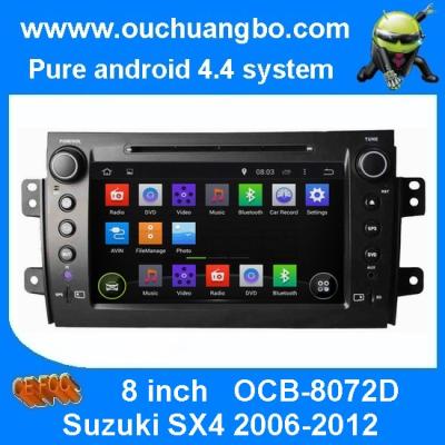 China Ouchuangbo Auto Stereo DVD Multimedia Kit for Suzuki SX4 2006-2012 Android 4.4 GPS Nav Radio Player OCB-8072D for sale