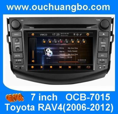China Car wholesaler dvd gps for Toyota RAV4 (2006-2012) with VCD TV Steering wheel control car auto stereo radio OCB-7015 for sale