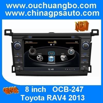 China Ouchuangbo central multimedia radio DVD for Toyota RAV4 2013 S100 platform with DVR TMC for sale