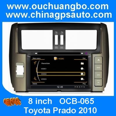 China Ouchuangbo multimedia radio sat navi DVD for S100 Toyota Prado 2010 china wholesaler unit OCB-065 for sale