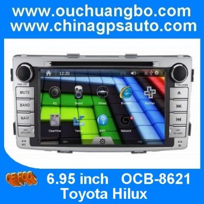 China Ouchuangbo Toyota Hilux multimedia player with gps navigation bluetooth iPod RDS mp3 OCB-8621 for sale