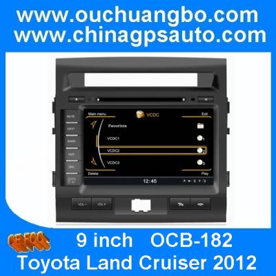 China Ouchuangbo car headunit sat navi DVD radio for Toyota Land Cruiser 2012 S100 platform for sale