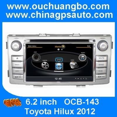 China Ouchuangbo S100 audio DVD GPS multimedia radio for Toyota Hilux 2012 with BT SD AUX for sale