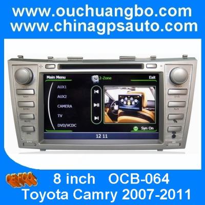 China Ouchuangbo DVD stereo radio navigation Toyota Camry 2007-2011 S100 platform 1G CPU 1080P video for sale
