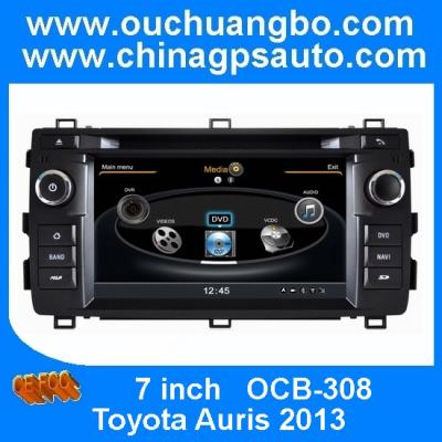 China Ouchuangbo S100 dvd radio sat nav Toyota Auris 2013 with A2DP 3D 1080P video player for sale
