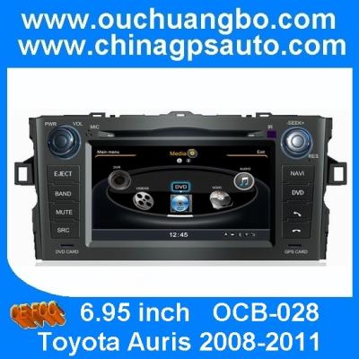 China Ouchuangbo S100 platform multimedia DVD radio Toyota Auris 2008-2011 with 3G WIFI 20 disc for sale