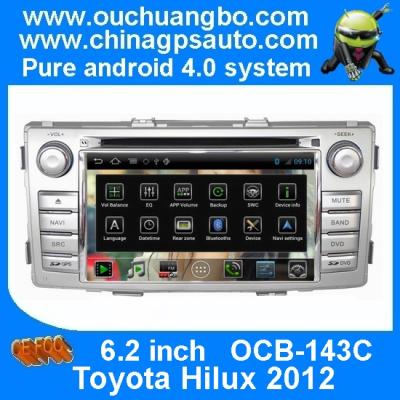 China Ouchuangbo S150 System Car Navi Multimedia DVD VCD Toyota Hilux 2012 Android 4.0 3G Wifi USB Radio Stereo OCB-143C for sale