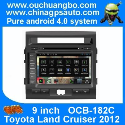 China Ouchuangbo S150 A8 Processor 3G Wifi for Toyota Land Cruiser 2012 Android 4.0 Auto DVD Navi Radio Player OCB-182C for sale