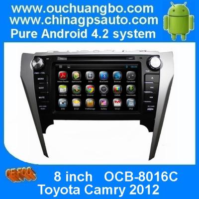 China Ouchuangbo Car Stereo DVD Player for Toyota Camry 2012 Android 4.2 Auto GPS Navi USB TV  System OCB-8016C for sale